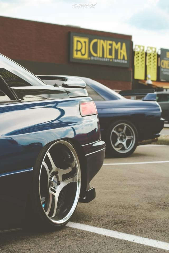 1994 Subaru SVX L with 19x9.5 Racing Hart SP3 and Falken 255x30 on Air ...