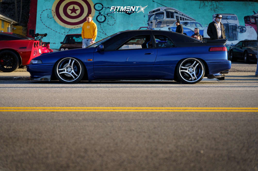 1994 Subaru SVX L with 19x9.5 Racing Hart SP3 and Falken 255x30 on Air ...