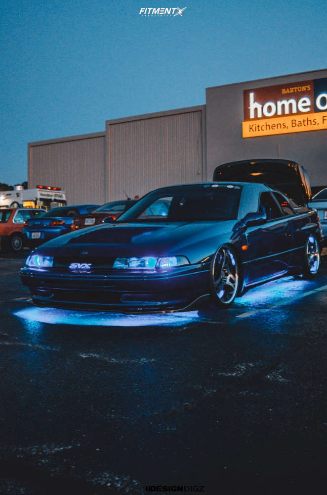 1994 Subaru SVX L with 19x9.5 Racing Hart SP3 and Falken 255x30 on Air ...