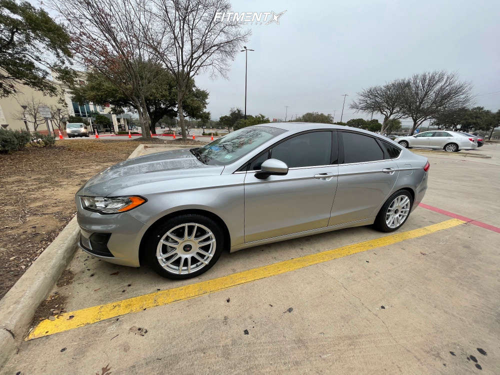 2020 Ford Fusion SE with 18x8.5 Voxx Pisa and Firestone 245x45 on Stock ...