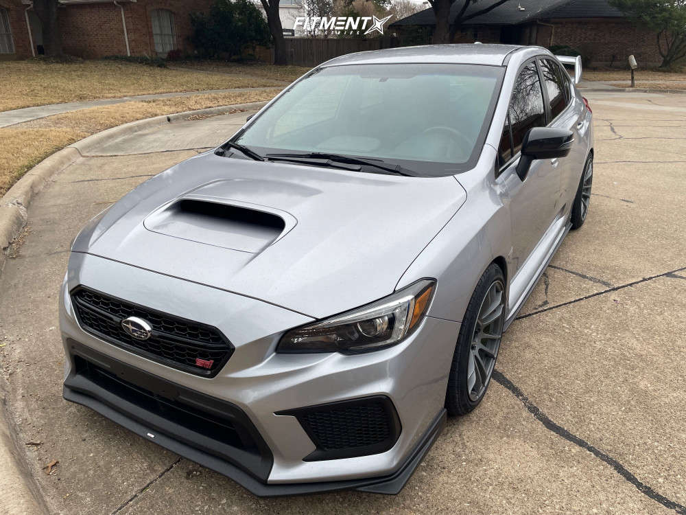 2019 Subaru WRX STI Base with 18x9.5 AVID1 AV20 and Vercelli 245x40 on ...
