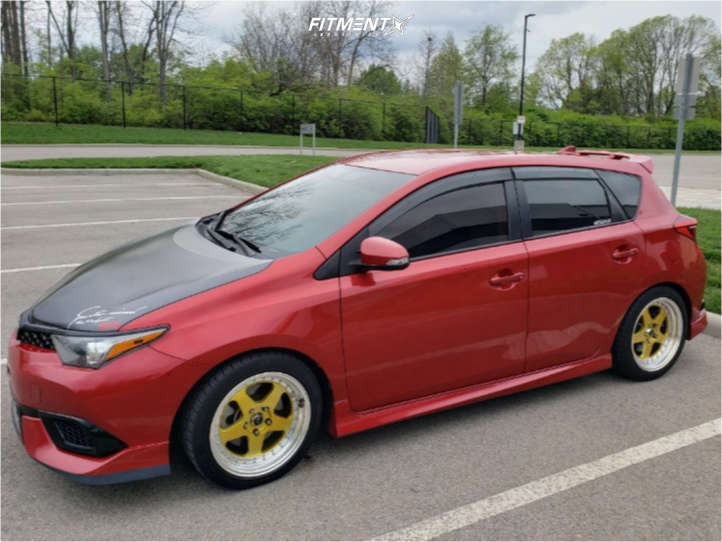 2016 Scion IM Base with 17x8 JNC Jnc010 and Goodyear 225x45 on Lowering ...