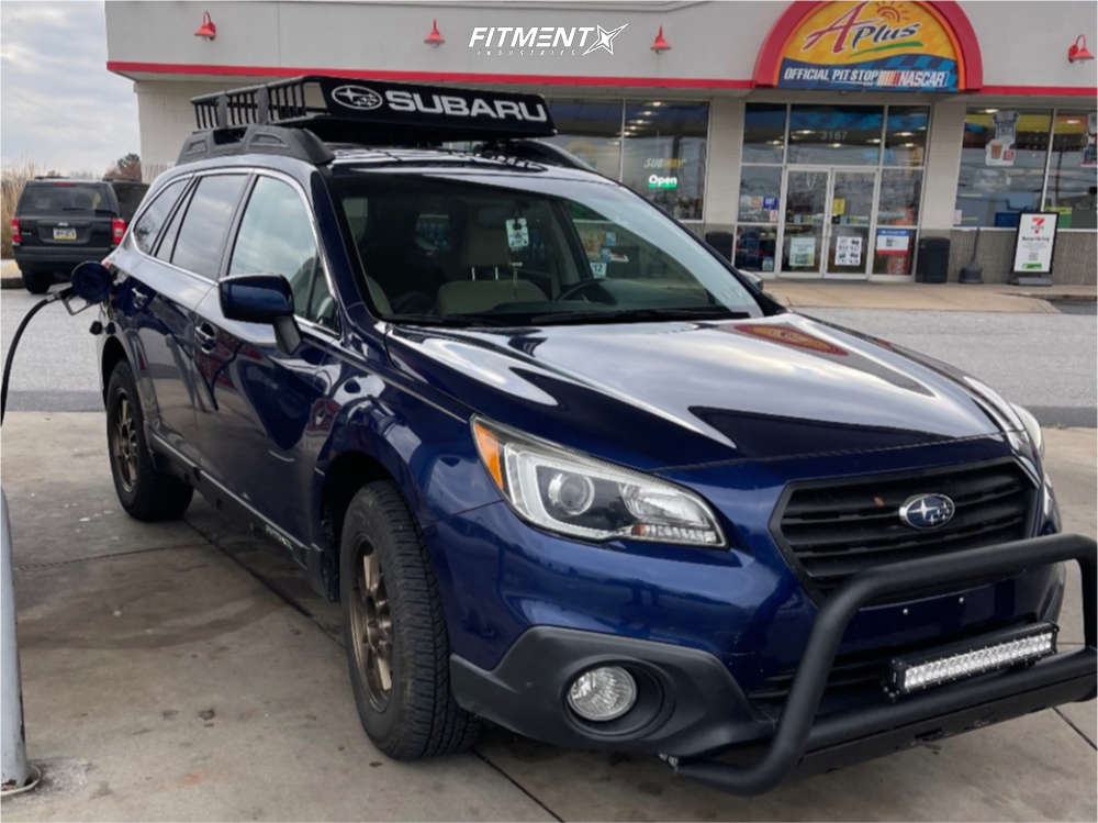 2015 Subaru Outback 2.5i Premium with 17x8.5 Konig Hypergram and ...