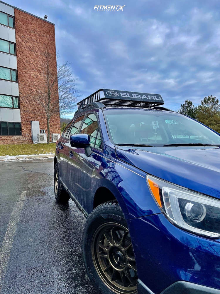 2015 Subaru Outback 2.5i Premium with 17x8.5 Konig Hypergram and ...