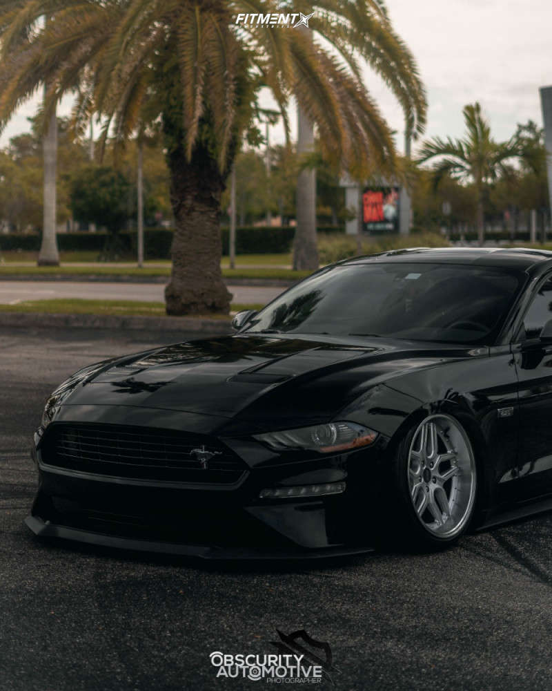 2020 Ford Mustang EcoBoost with 19x10.5 ESR Cs15 and Achilles 245x35 on ...