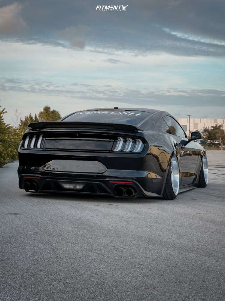 2020 Ford Mustang EcoBoost with 19x10.5 ESR Cs15 and Achilles 245x35 on ...