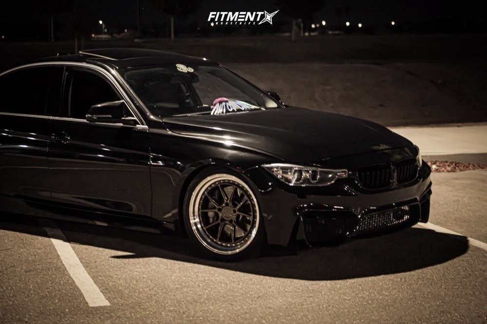 2015 BMW 335i Base with 19x8.5 Aodhan Ds08 and Delinte 245x35 on Coilovers | 2075187 | Fitment ...