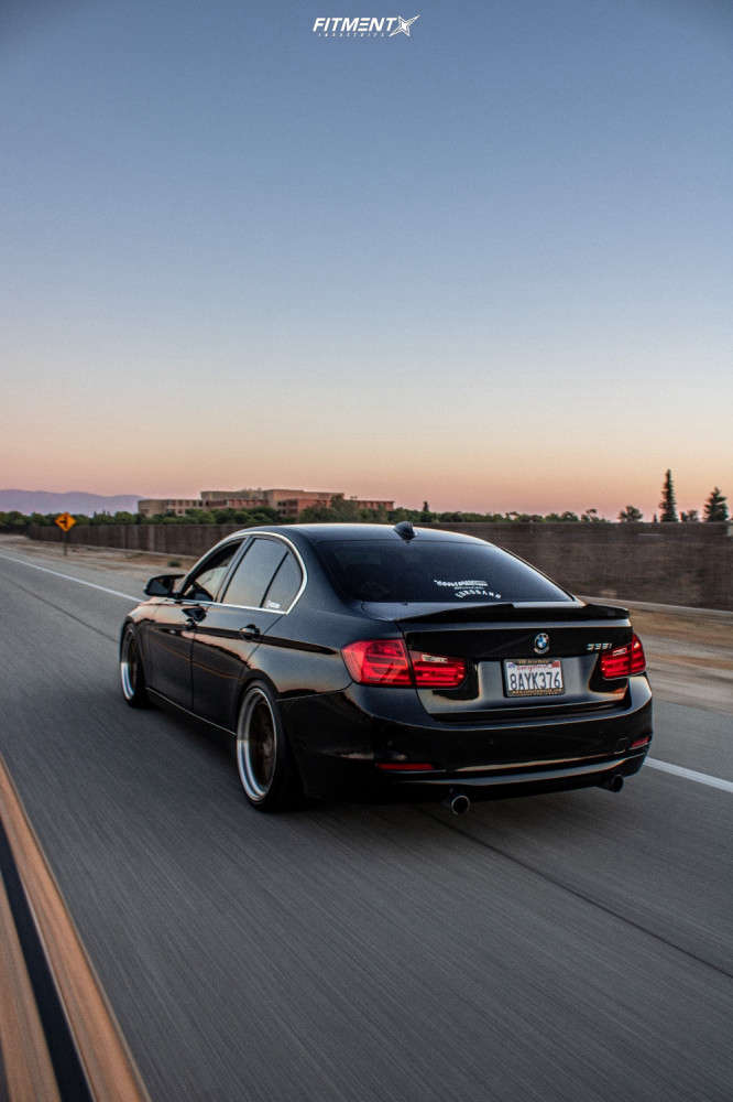 2015 BMW 335i Base with 19x8.5 Aodhan Ds08 and Delinte 245x35 on ...