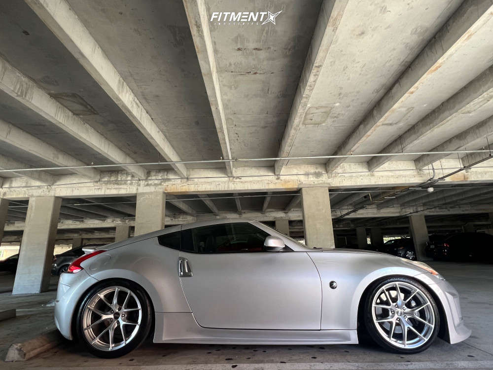 2009 Nissan 370Z Touring with 19x9.5 ESR Rf2 and Firestone 245x35 on ...