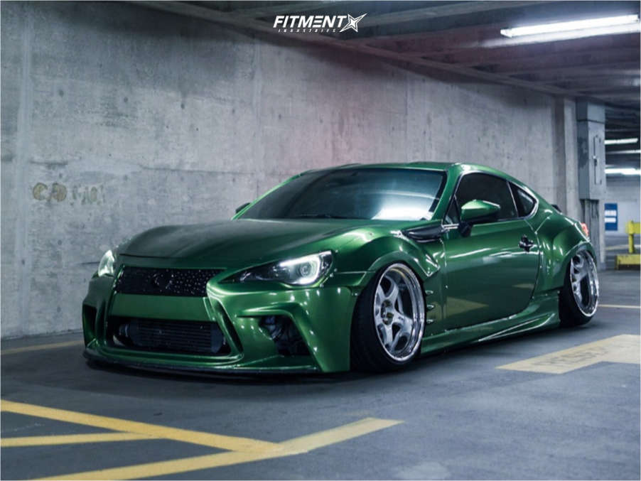 2013 Subaru BRZ Premium with 18x10.5 Work Meister S1 3p and Federal ...