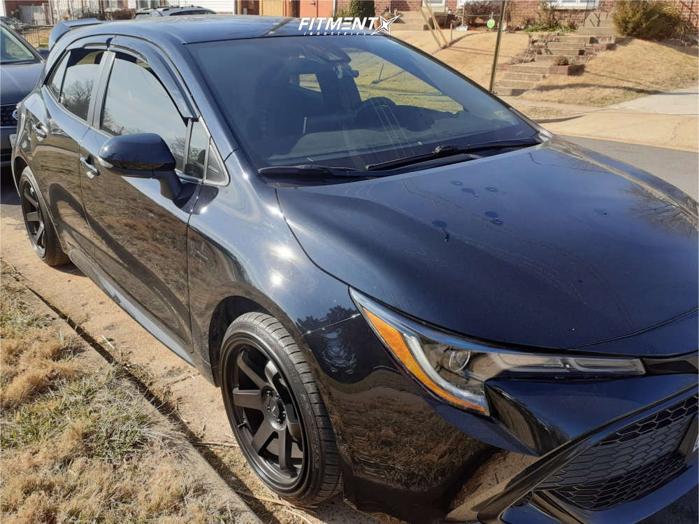 2019 Toyota Corolla SE with 18x9.5 AVID1 AV6 and Vercelli 225x40 on ...
