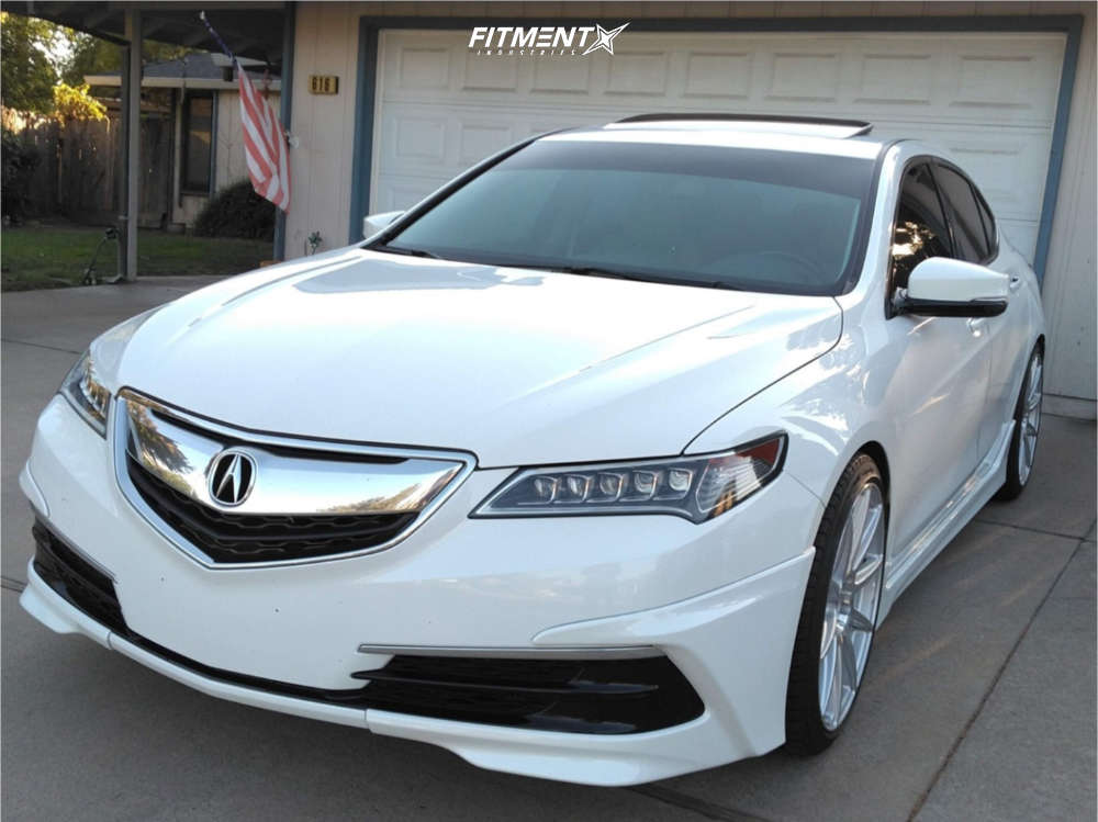 2015 Acura TLX Base with 20x9 Niche Essen and Goodyear 245x35 on ...