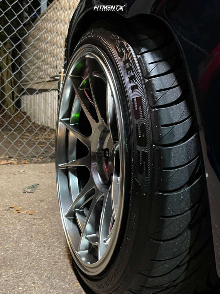 2009 Mitsubishi Lancer GTS with 18x10.5 ESR Sr13 and Federal 255x35 on ...