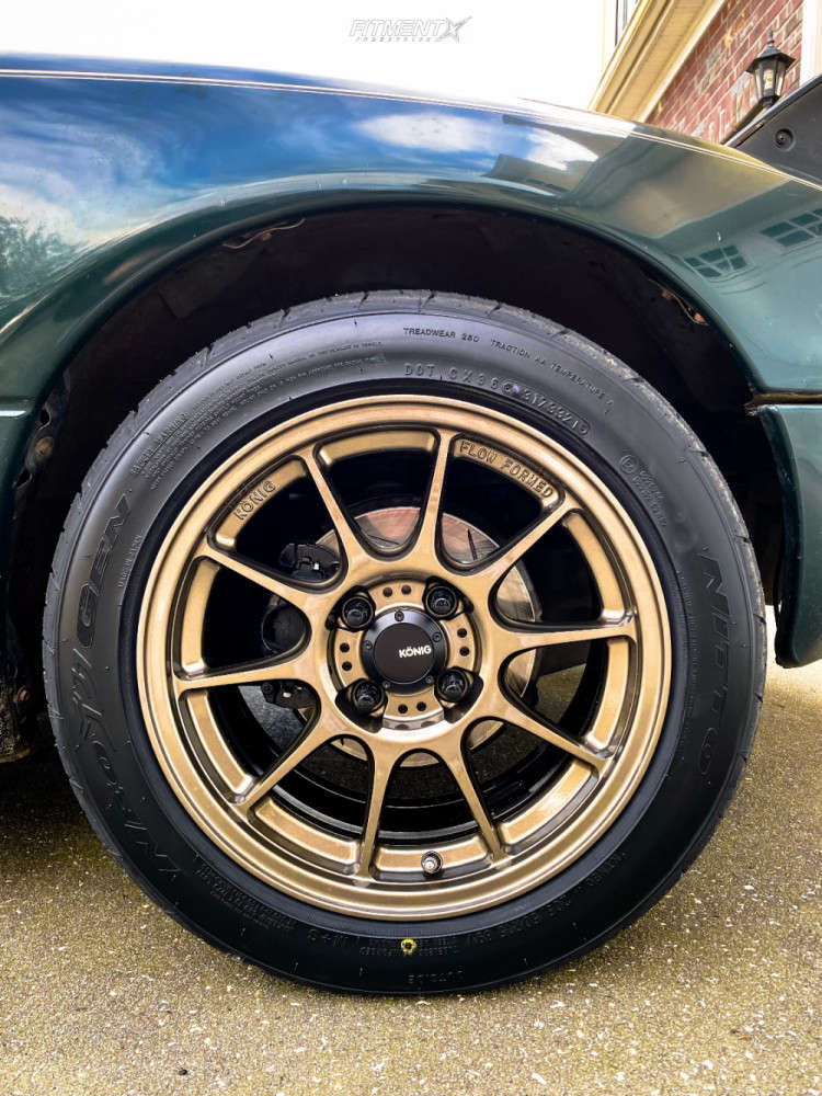 1991 Mazda Miata SE with 15x7.5 Konig Dekagram and Nitto 205x50 on ...