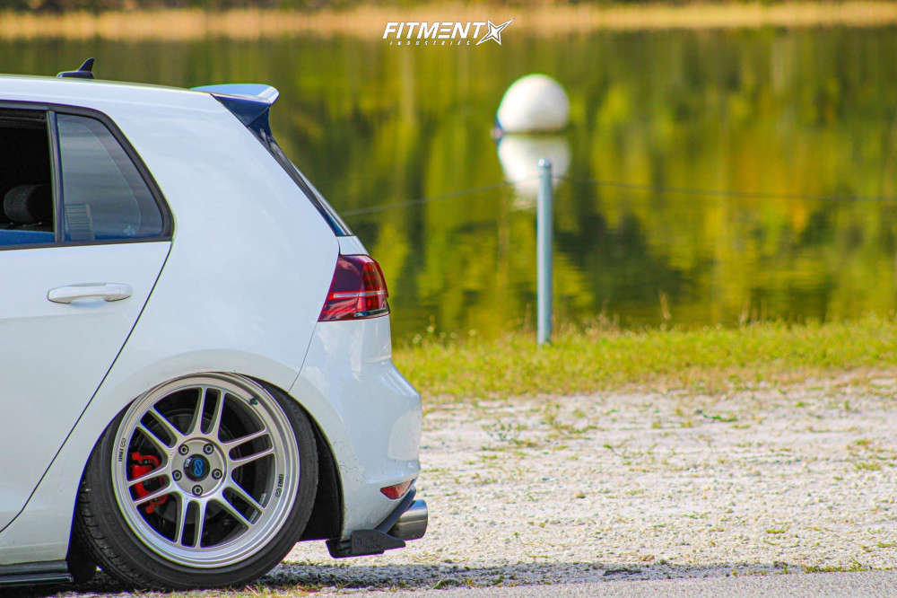 2017 Volkswagen GTI S with 18x9 Enkei Rpf1 and Michelin 225x40 on Air Suspension | 2080743 ...