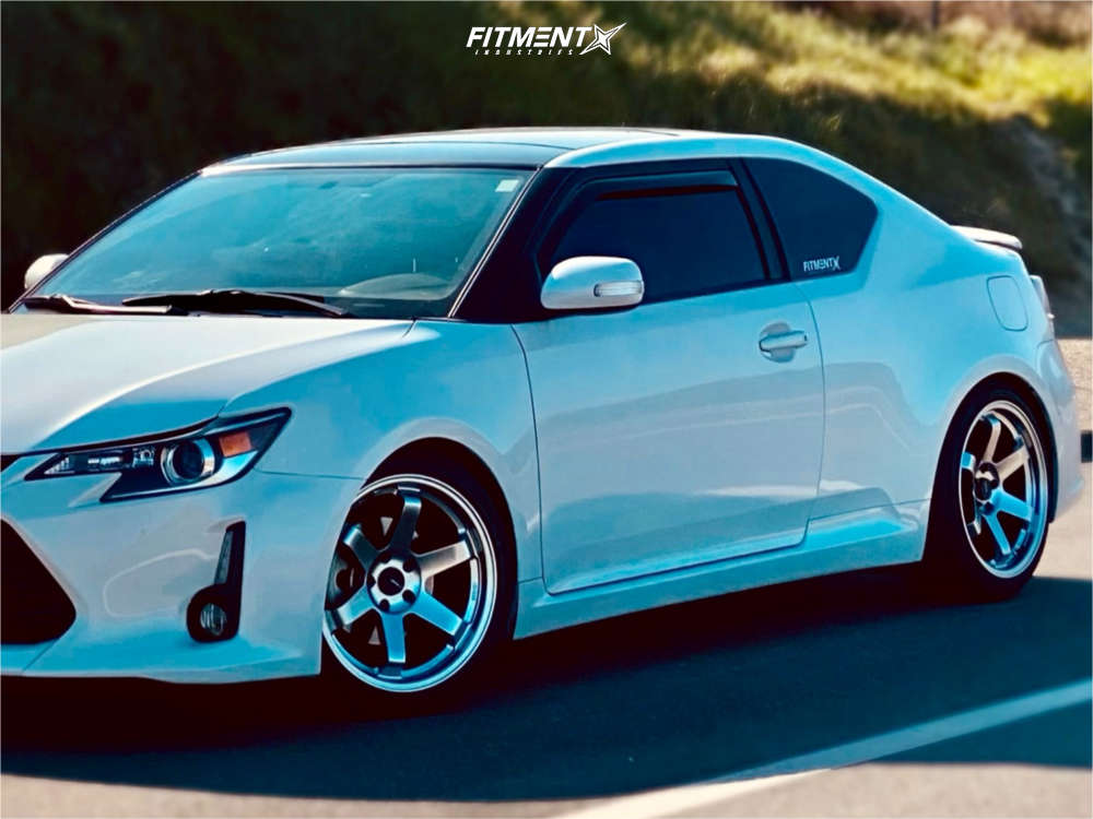 2015 Scion TC Base with 18x9.5 AVID1 AV6 and Vercelli 235x40 on ...