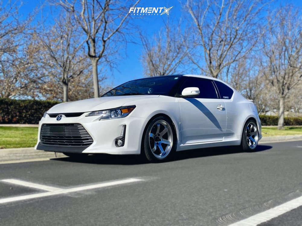 2015 Scion TC Base with 18x9.5 AVID1 AV6 and Vercelli 235x40 on ...