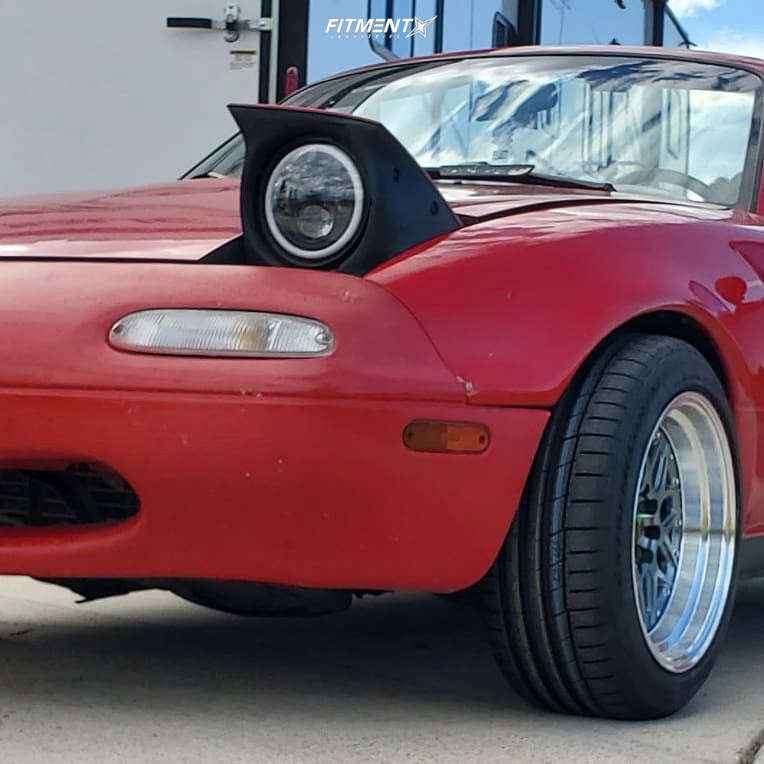 1990 Mazda Miata Base with 15x8 Vors Vr7 and Continental 205x50 on ...