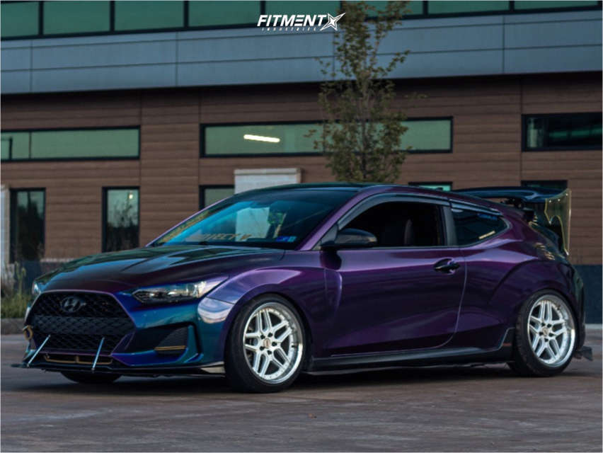 2019 Hyundai Veloster Turbo R-Spec with 18x9.5 ESR Cs15 and Federal ...