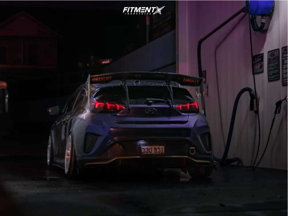 2019 Hyundai Veloster Turbo R-Spec with 18x9.5 ESR Cs15 and Federal ...