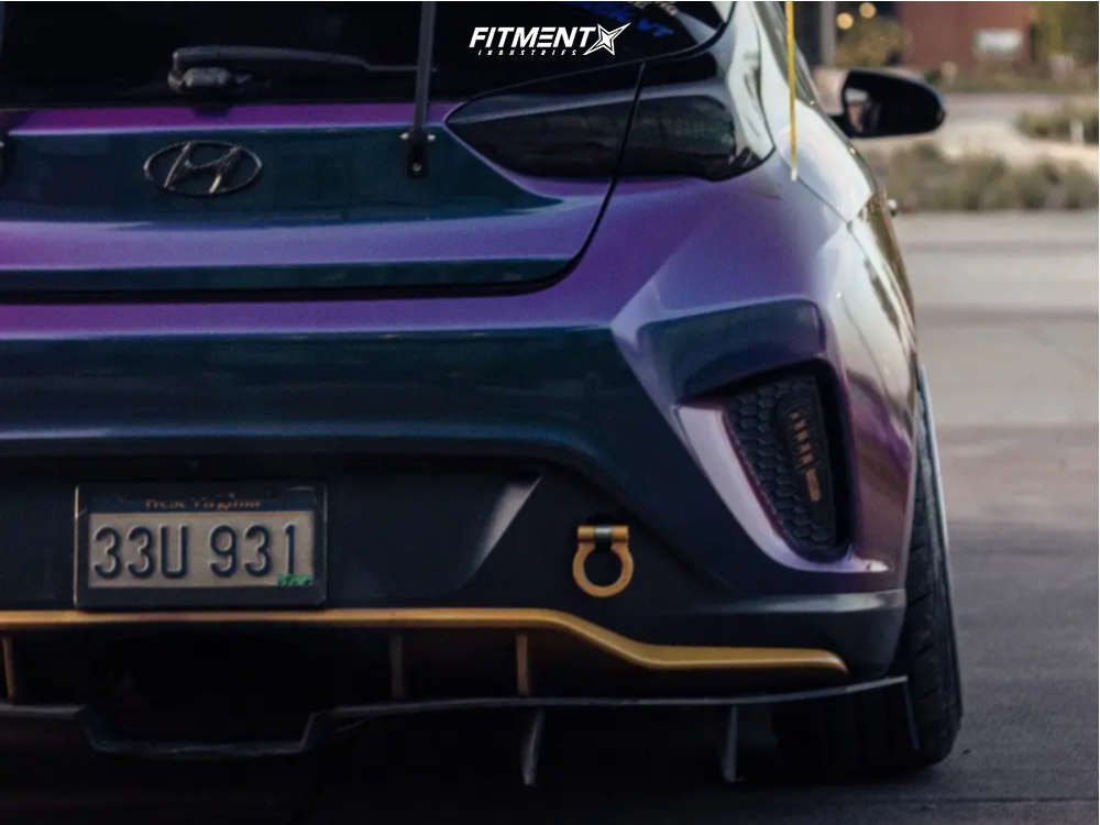 2019 Hyundai Veloster Turbo R-Spec with 18x9.5 ESR Cs15 and Federal ...