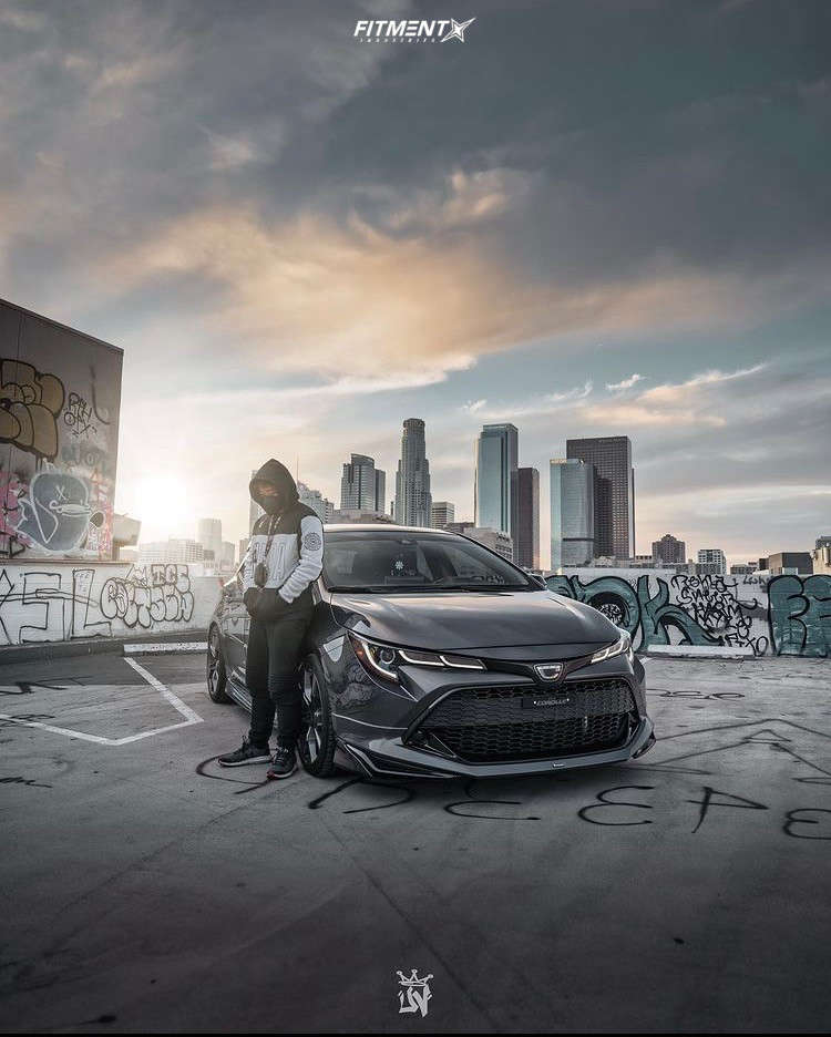 2021 Toyota Corolla SE with 18x8 Enkei Vulcan and Continental 225x40 on ...