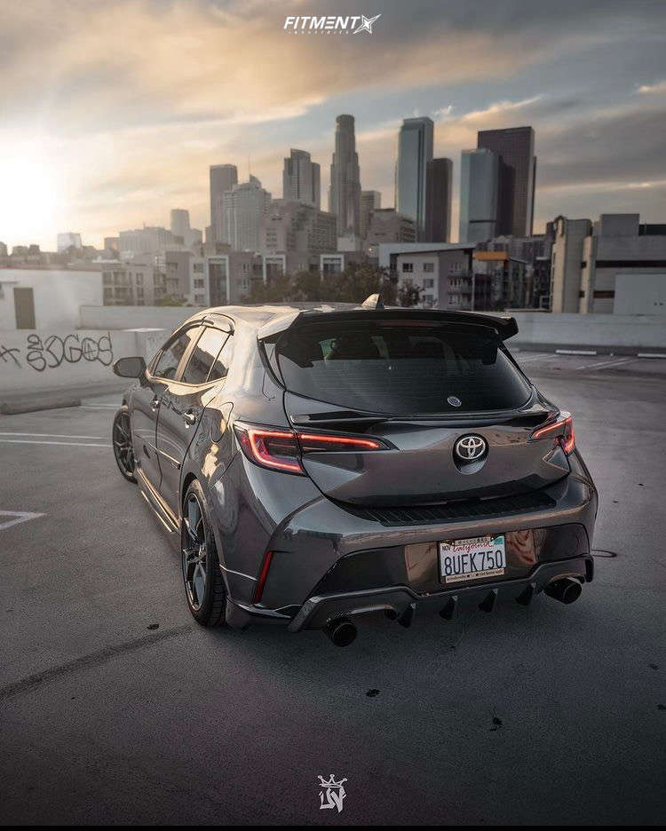 2021 Toyota Corolla SE with 18x8 Enkei Vulcan and Continental 225x40 on ...