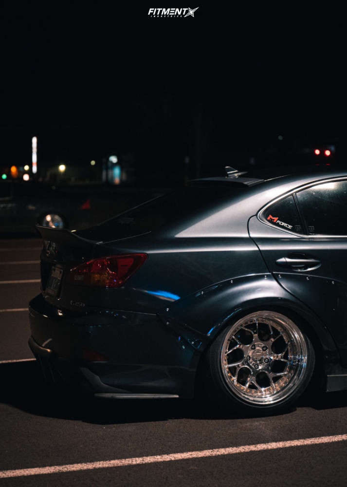 2008 Lexus IS250 Base with 18x9.5 Aodhan Ds01 and Continental 225x45 on ...