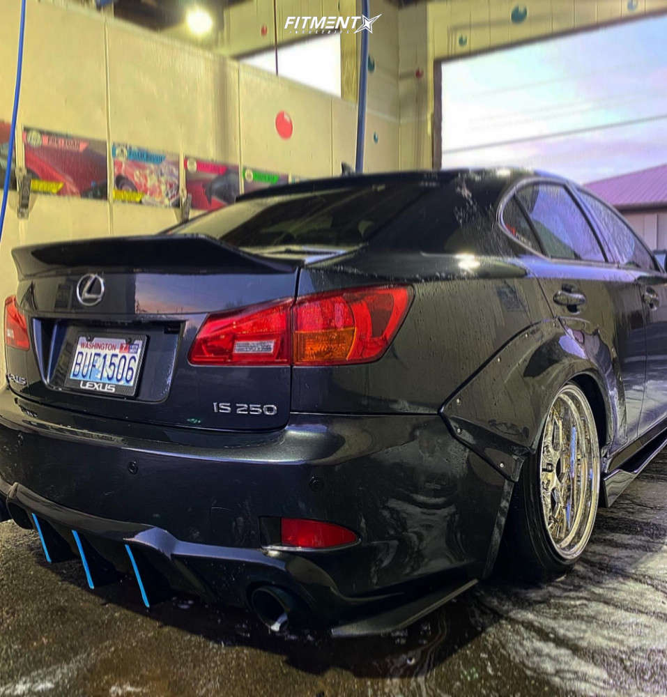 2008 Lexus IS250 Base with 18x9.5 Aodhan Ds01 and Continental 225x45 on ...