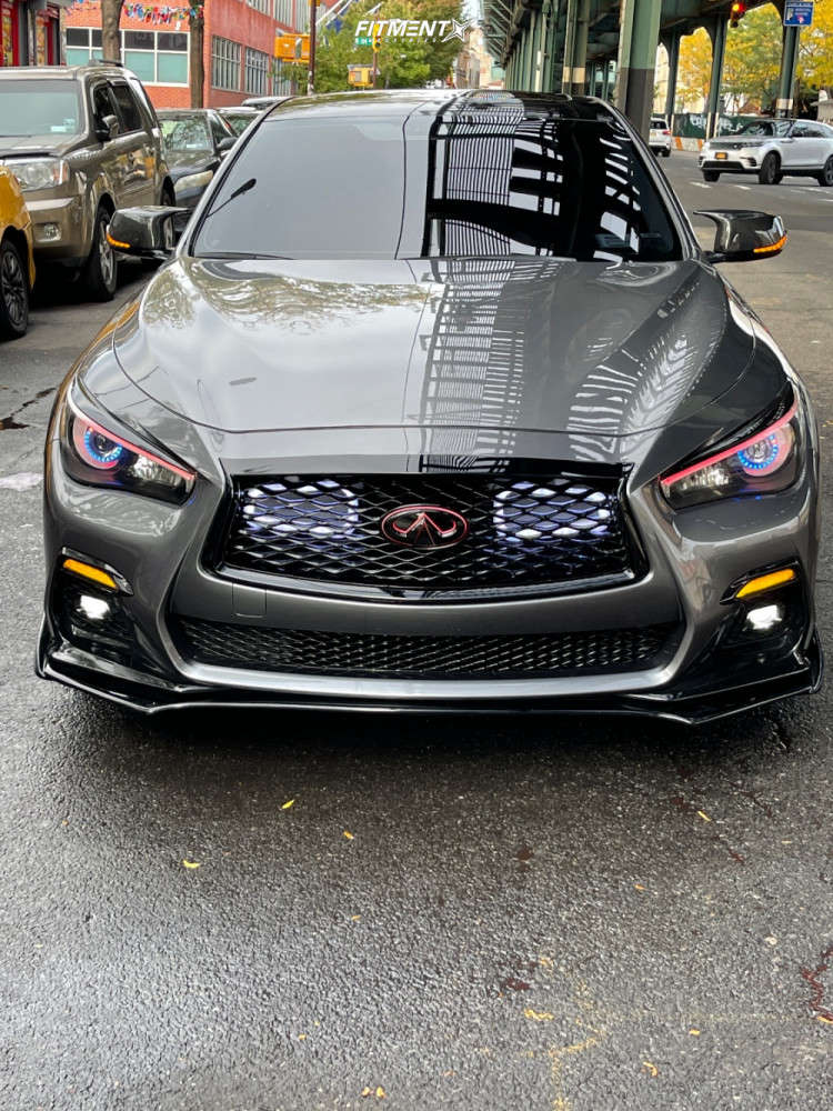 2017 INFINITI Q50 Premium with 20x10 Rohana Rfx1 and Pirelli 245x35 on ...