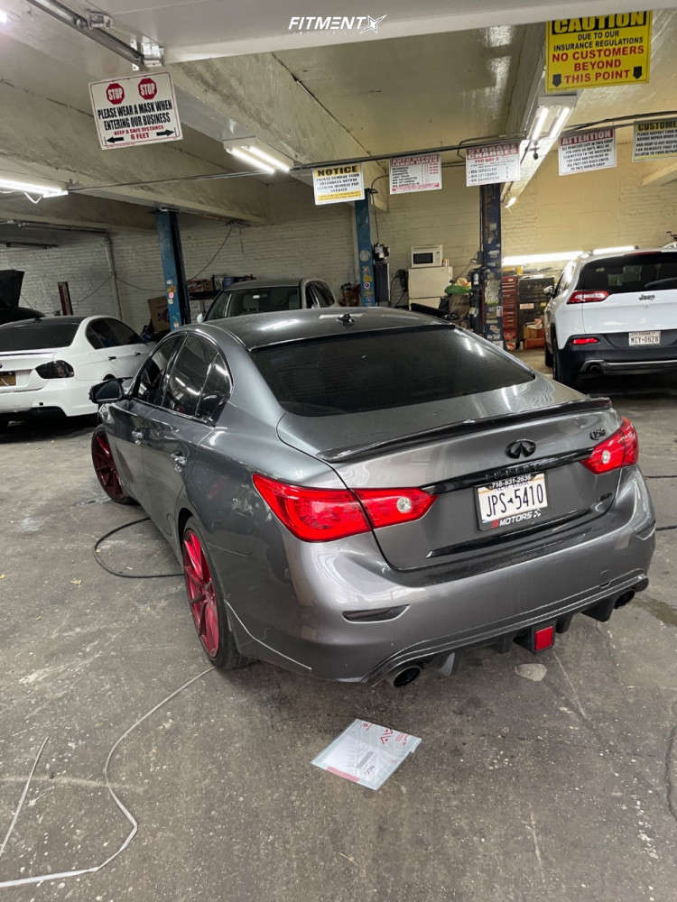 2017 INFINITI Q50 Premium with 20x10 Rohana Rfx1 and Pirelli 245x35 on ...