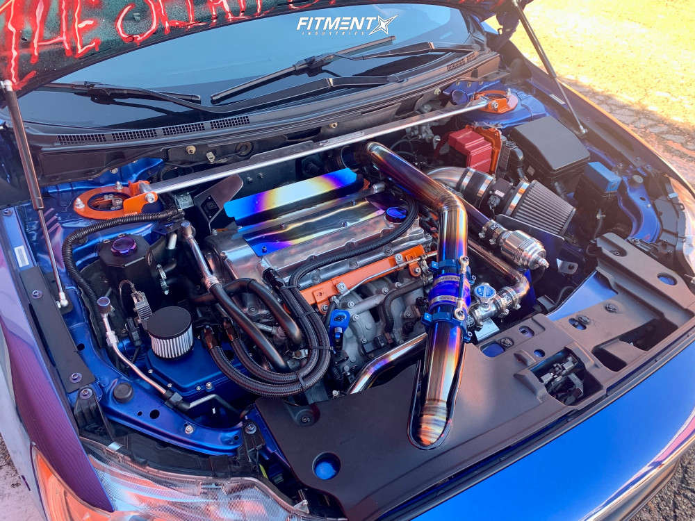 2009 Mitsubishi Lancer Ralliart with 18x8.5 Enkei Raijin and Firestone ...