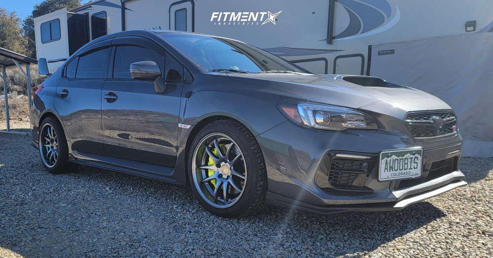 2021 Subaru WRX STI Limited with 18x9.5 Aodhan Ds02 and Continental ...