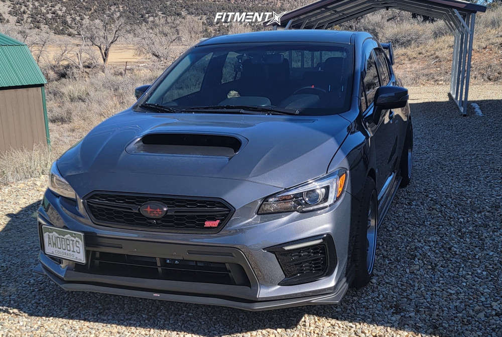 2021 Subaru WRX STI Limited with 18x9.5 Aodhan Ds02 and Continental ...