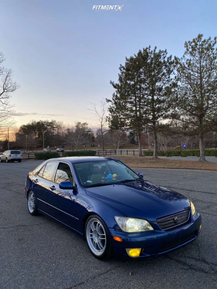 2001 Lexus IS300 Base with 17x8 Enkei Rpf1 and Continental 215x45 on ...