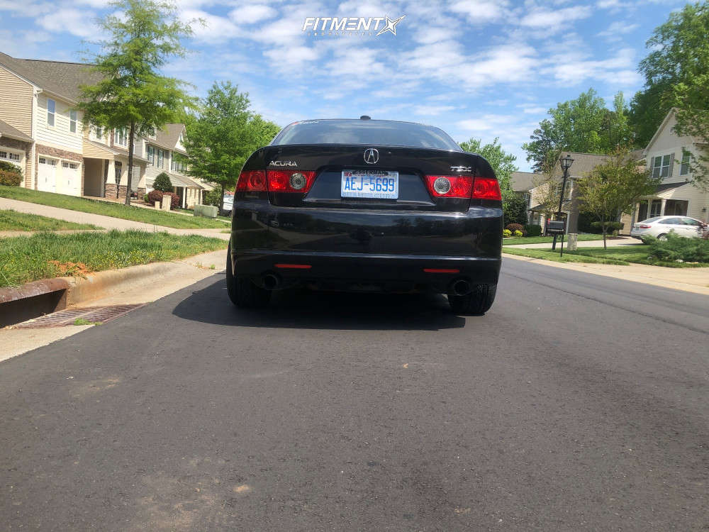 2008 Acura TSX Base with 18x9.5 ESR Sr12 and Continental 225x40 on ...