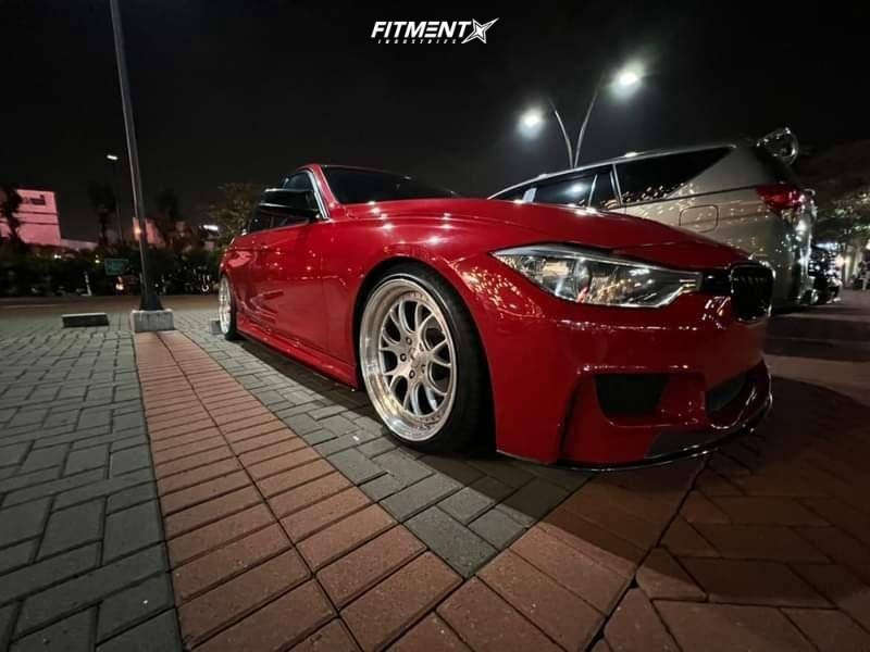 2016 BMW 320i Base with 19x8.5 SSR Professor Ms3 and Accelera 245x40 on Lowering Springs ...
