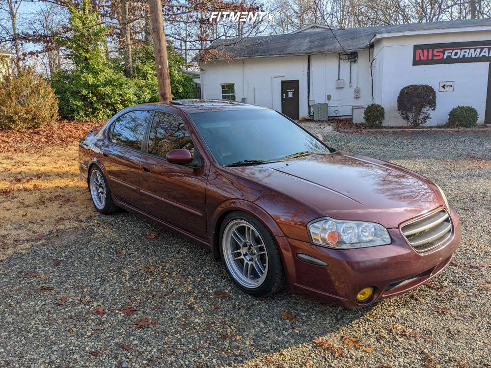 2003 Nissan Maxima SE with 18x9.5 Enkei Rpf1 and Vercelli 255x40 on ...