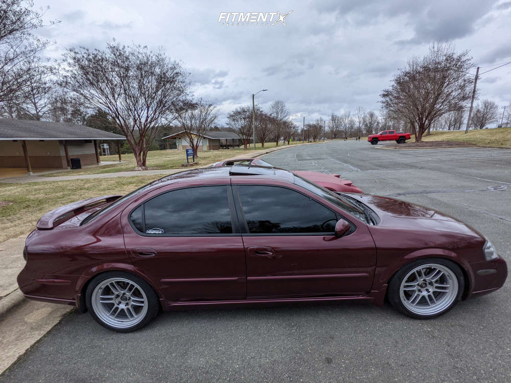 2003 Nissan Maxima SE with 18x9.5 Enkei Rpf1 and Vercelli 255x40 on ...