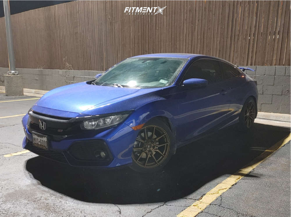 2017 Honda Civic Si with 18x8.5 Option Lab R716 and Falken 235x40 on ...