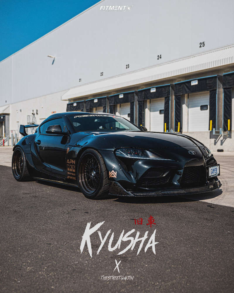 2020 Toyota GR Supra Premium with 19x9.5 Work Meister M1 3p and Toyo ...