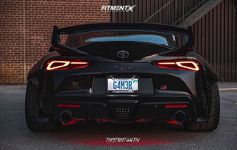 2020 Toyota GR Supra Premium with 19x9.5 Work Meister M1 3p and Toyo ...