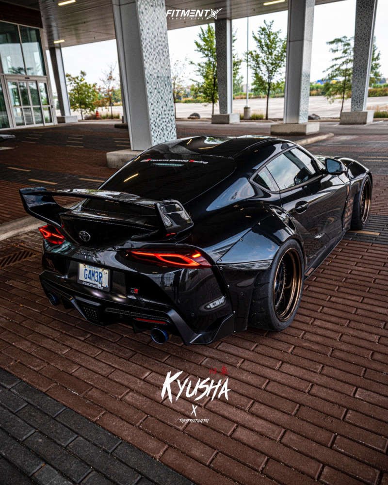 2020 Toyota GR Supra Premium with 19x9.5 Work Meister M1 3p and Toyo ...