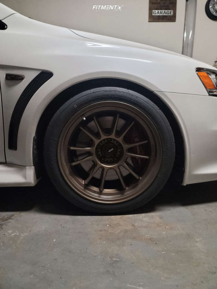 2015 Mitsubishi Lancer Evolution Final Edition with 18x10.5 Konig ...