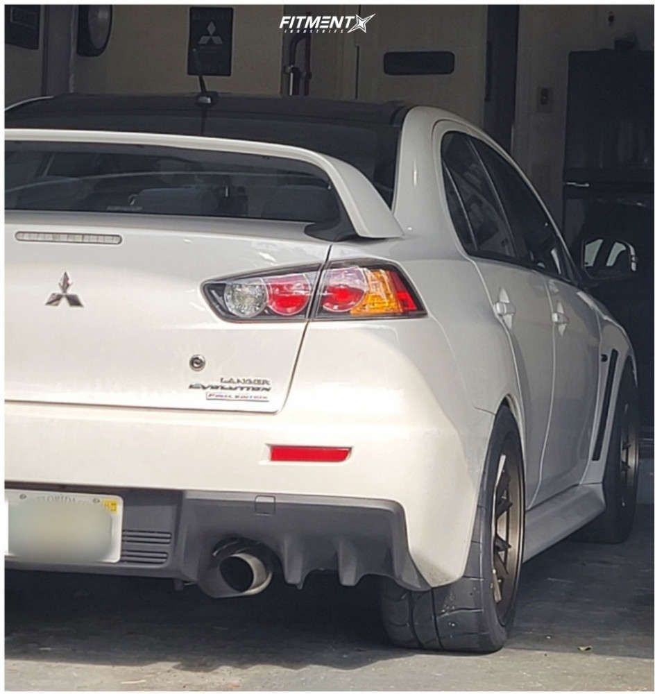2015 Mitsubishi Lancer Evolution Final Edition with 18x10.5 Konig ...