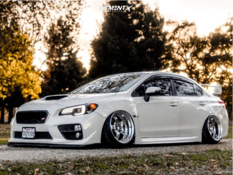 2017 Subaru WRX STI Limited with 18x10 Work Meister S1 3p and Federal ...