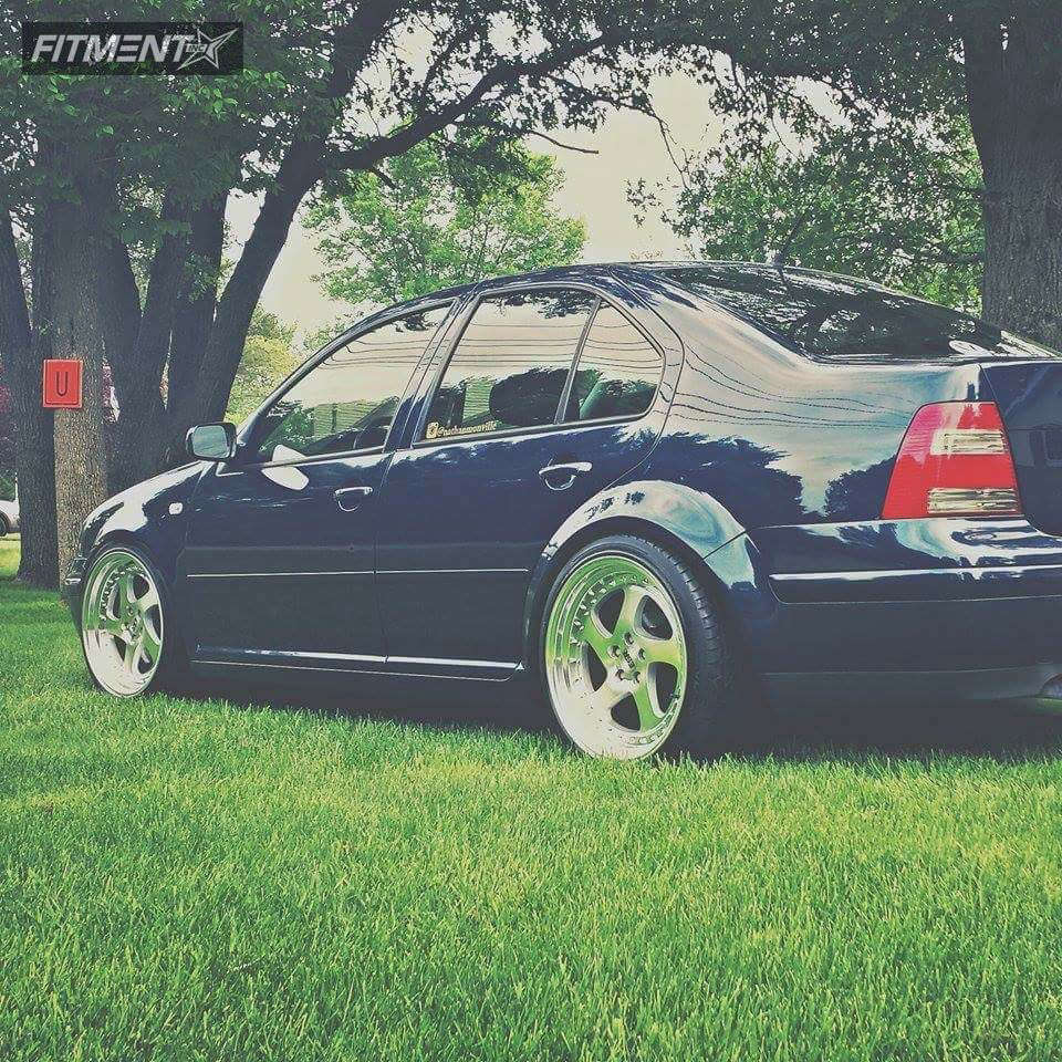 2003 Volkswagen Jetta GLS with 18x8.5 ESR SR2 and Hankook 215x40 on ...