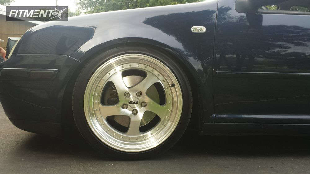 2003 Volkswagen Jetta GLS with 18x8.5 ESR SR2 and Hankook 215x40 on ...