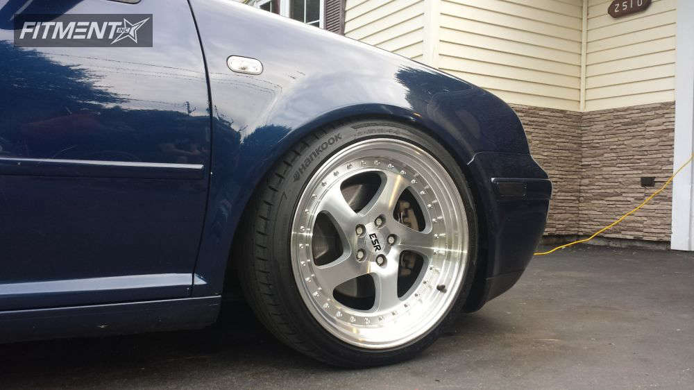 2003 Volkswagen Jetta GLS with 18x8.5 ESR SR2 and Hankook 215x40 on ...