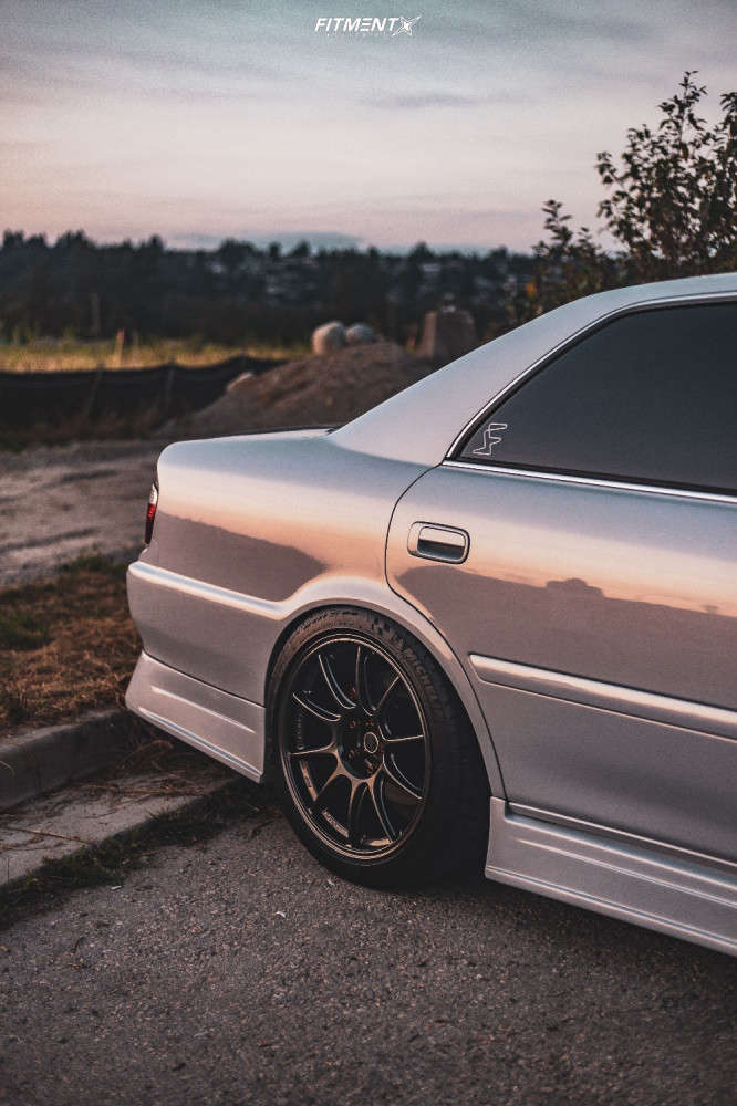 1998 Toyota Chaser Tourer V with 18x9 WedsSport TC105X and Michelin ...